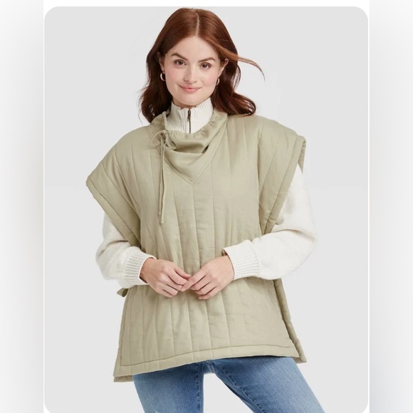 Universal Thread | Jackets & Coats | Universal Thread Womens Quilted Poncho Nwt | Poshmark